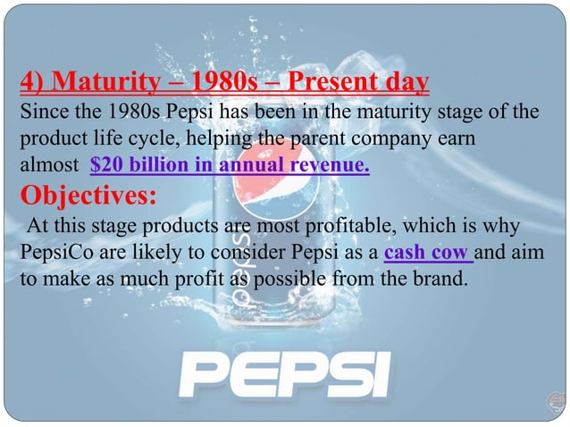 Product Life Cycle Of Pepsi | PPTX