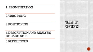 MARKETING MANAGEMENT WITH STP ANALYSIS IN DETAIL | PDF