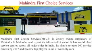 Mahindra & Mahindra training report. | PPTX