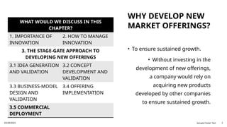 MM2_CHAPTER 18: DEVELOPING NEW MARKET OFFERINGS | PPT