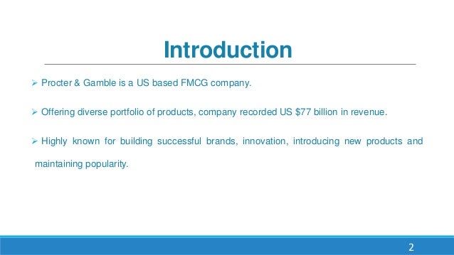 procter and gamble a case