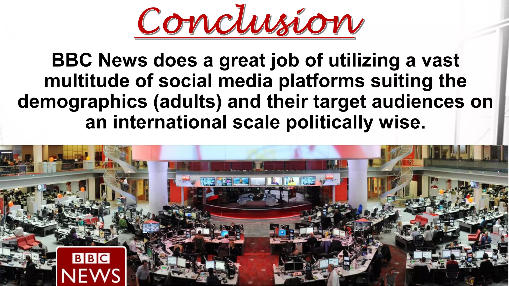 social media plan of a news outlet - bbc news - | PDF