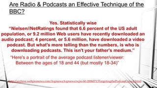 social media plan of a news outlet - bbc news - | PDF