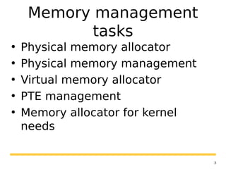 Memory management in Linux kernel | PPT