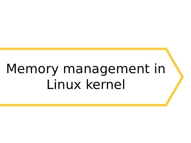 Memory management in Linux kernel