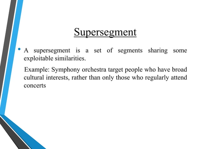single segment concentration in market | PPTX | Business | Business and ...