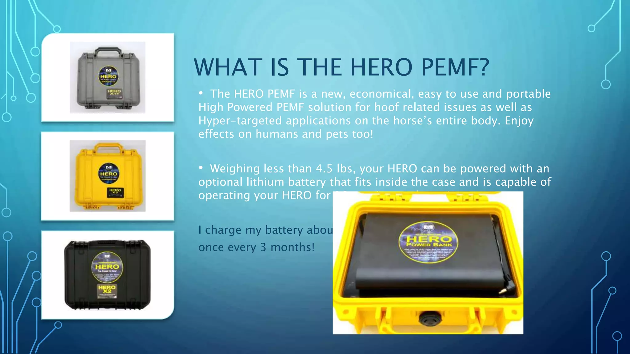 HERO PEMF Therapy Part 1: Introduction by Mary Midkiff | PPTX