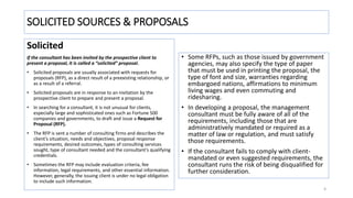 MM557- SOURCES OF CONSULTING WORK, PROPOSALS & THE CLIENT SELECTION ...