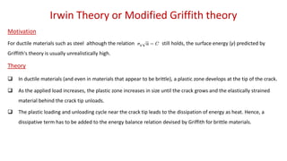 FRACTURE MECHANICS PRESENTATION | PPTX