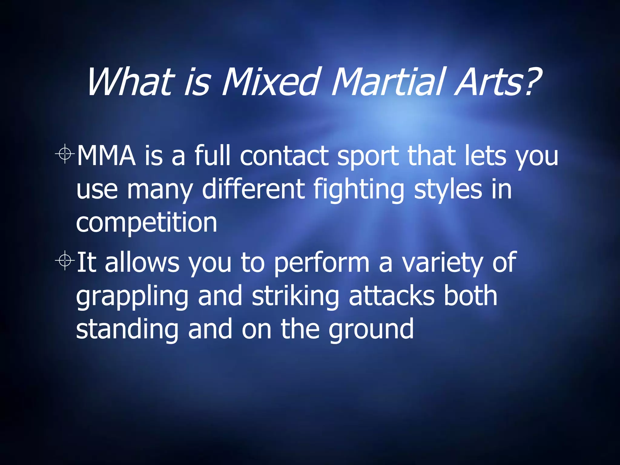 UFC FIGHT | PPT | Martial Arts | Sports