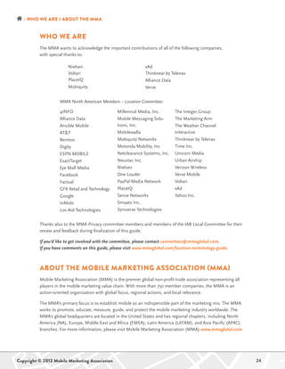 Mma location-terminology guide final | PDF