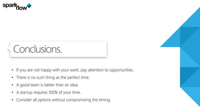 Emprendiendo Sparkflow | PPT