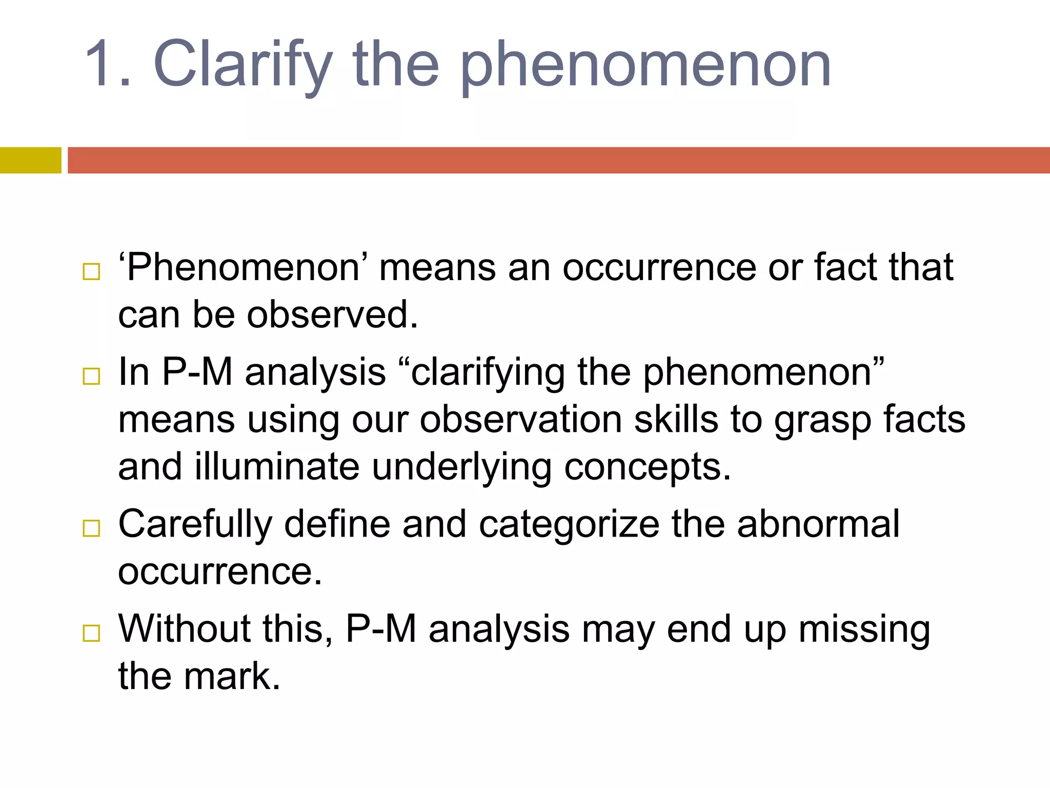 Phenomenon & Mechanism Analysis | PPTX