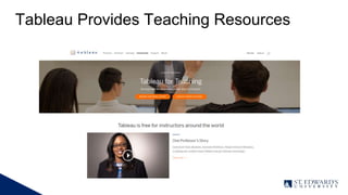Teaching Data Visualization with Tableau | PPTX