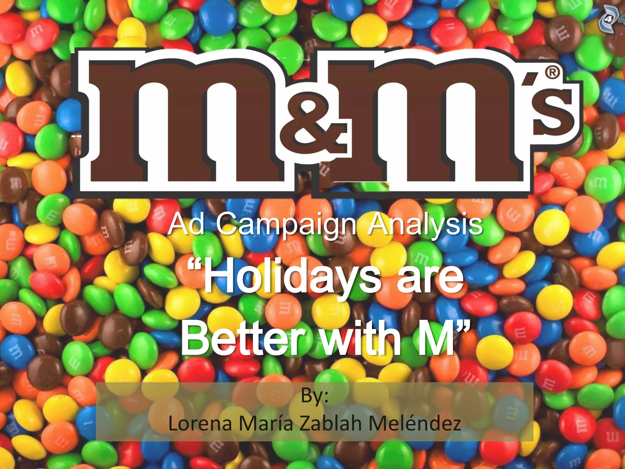 M&MS Ad Campaign Analysis PDF | PDF