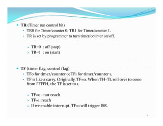 Timer And Counter in 8051 Microcontroller | PDF