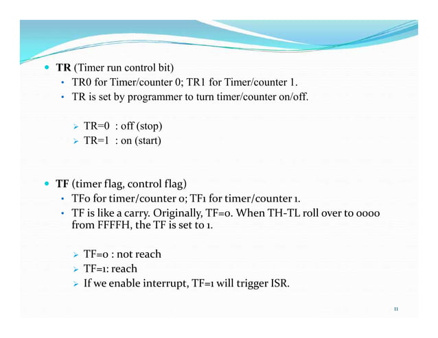 Timer And Counter In 8051 Microcontroller Ppt