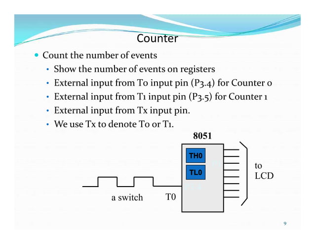 Timer And Counter in 8051 Microcontroller | PDF