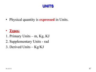 Metrology Measurements and All units PPT | PDF