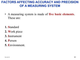 Metrology Measurements and All units PPT | PDF