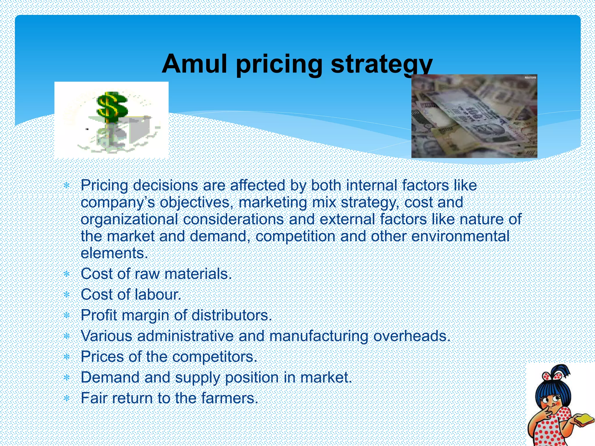 amul pricing strategy ppt | PPTX