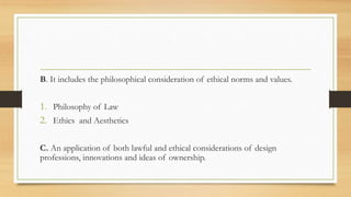 Design Profession Laws, Regulations and Ethics | PPTX