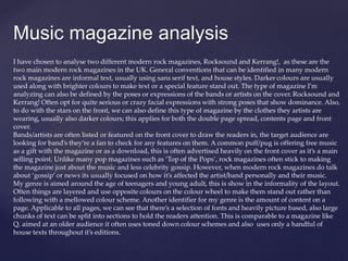 Media magazine analysis | PPT