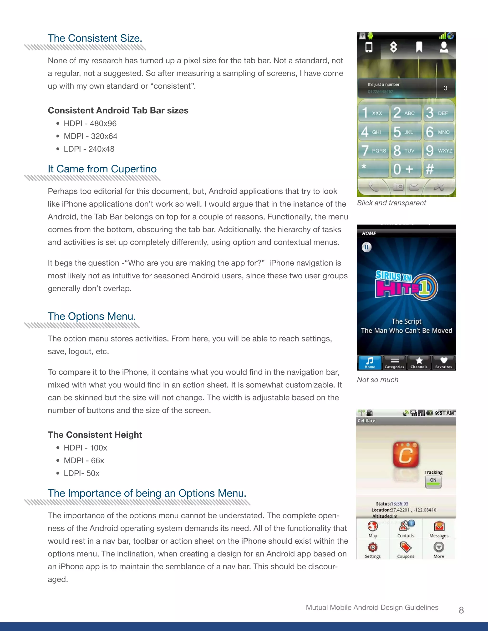 Android Design Guidelines | PDF | Free Download