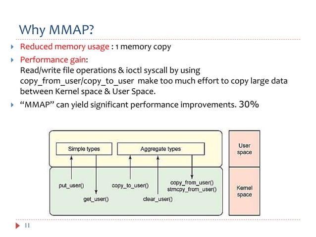 Linux MMAP & Ioremap introduction | PPTX