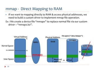 Linux MMAP & Ioremap introduction | PPT | Free Download