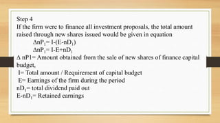 Mm approach of dividend policy | PPTX