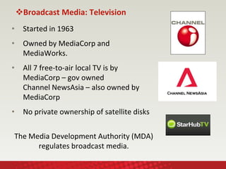 Mass Media - The Media of Singapore: An Overlook | PPTX