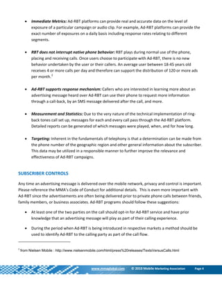 Mma ringback tone_whitepaper | PDF