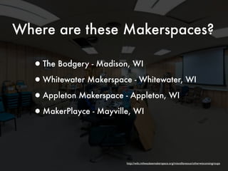 Makerspaces & Makers | PPT