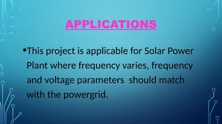 Power grid detection failure by on sensing frequency | PPT