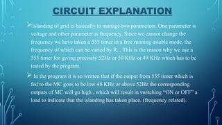 Power grid detection failure by on sensing frequency | PPT