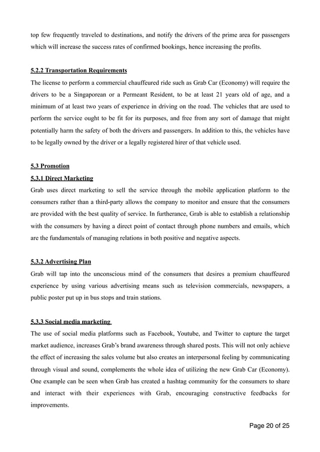 Marketing Plan : Grab | PDF | Mergers and Acquisitions | Business ...