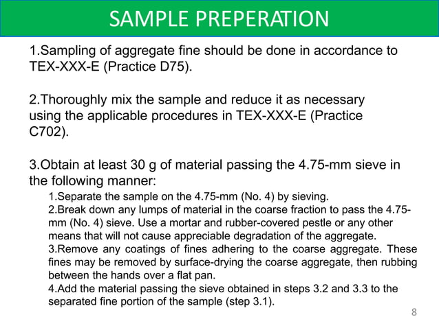 Modified Methylene Blue (MMB) Test Procedure | PDF | Geology | Science