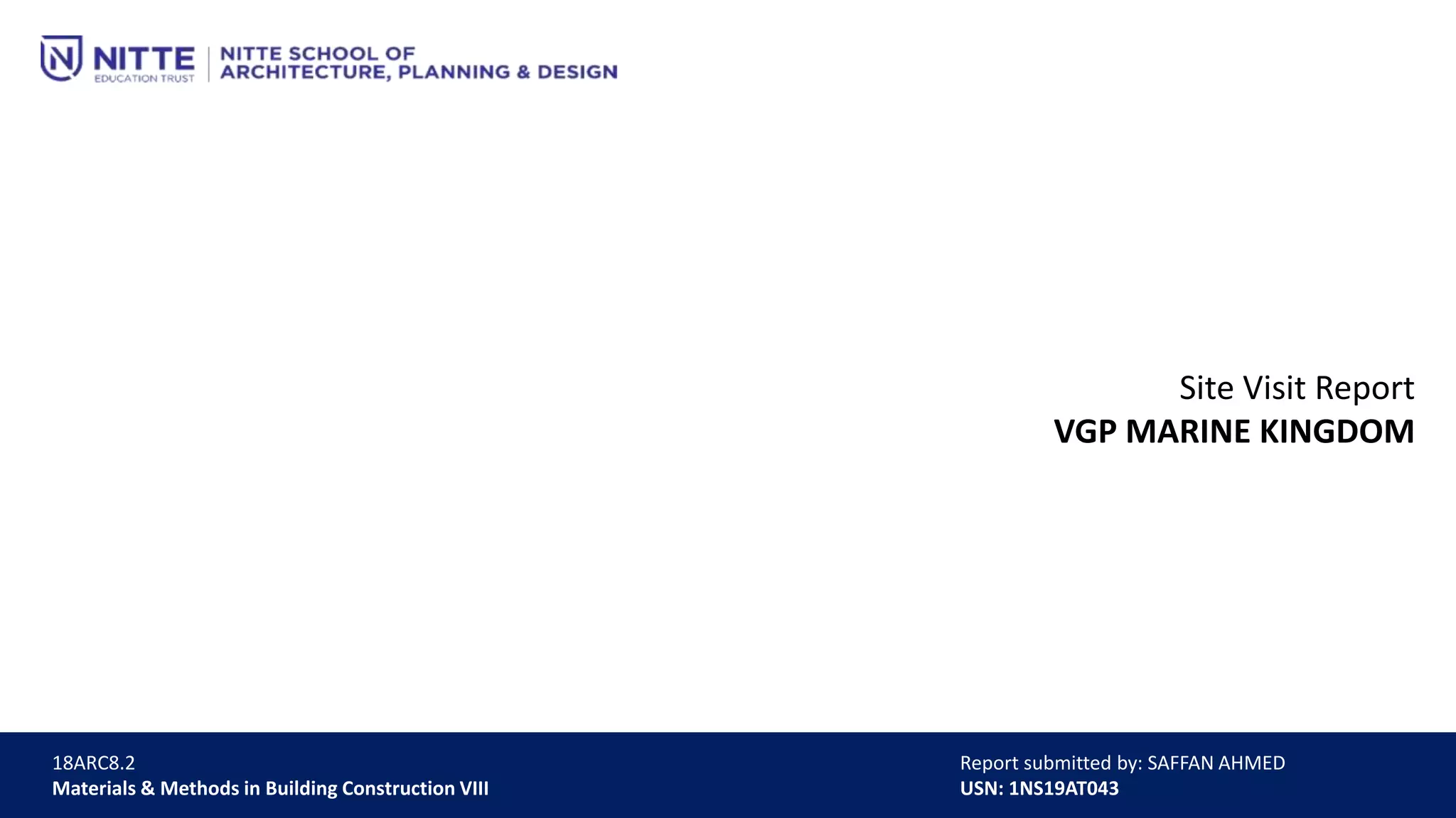 MMBC - VGP MARINE KINGDOM REPORT.pptx | Civil Engineering Industry ...