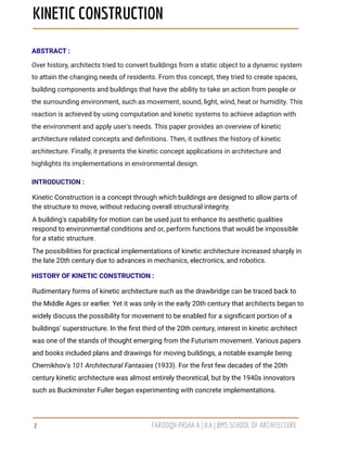 KINETIC CONSTRUCTION | PDF
