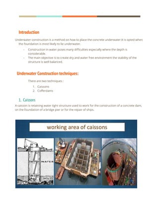 UNDERWATER CONSTRUCTION | PDF