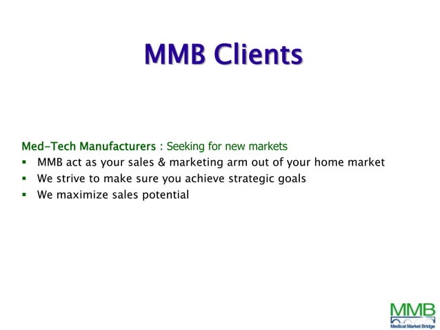 MMB profile Presentation | PPT
