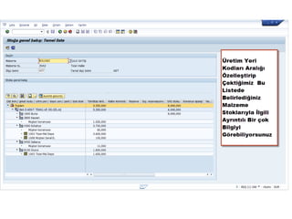 Mmbe stoka gene bakış ekranı | PPTX