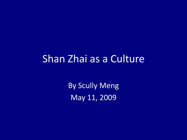 MMBJ Shanzhai Culture | PDF