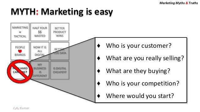 Marketing Myth Busting - 9 Common Marketing Myths & the real truth