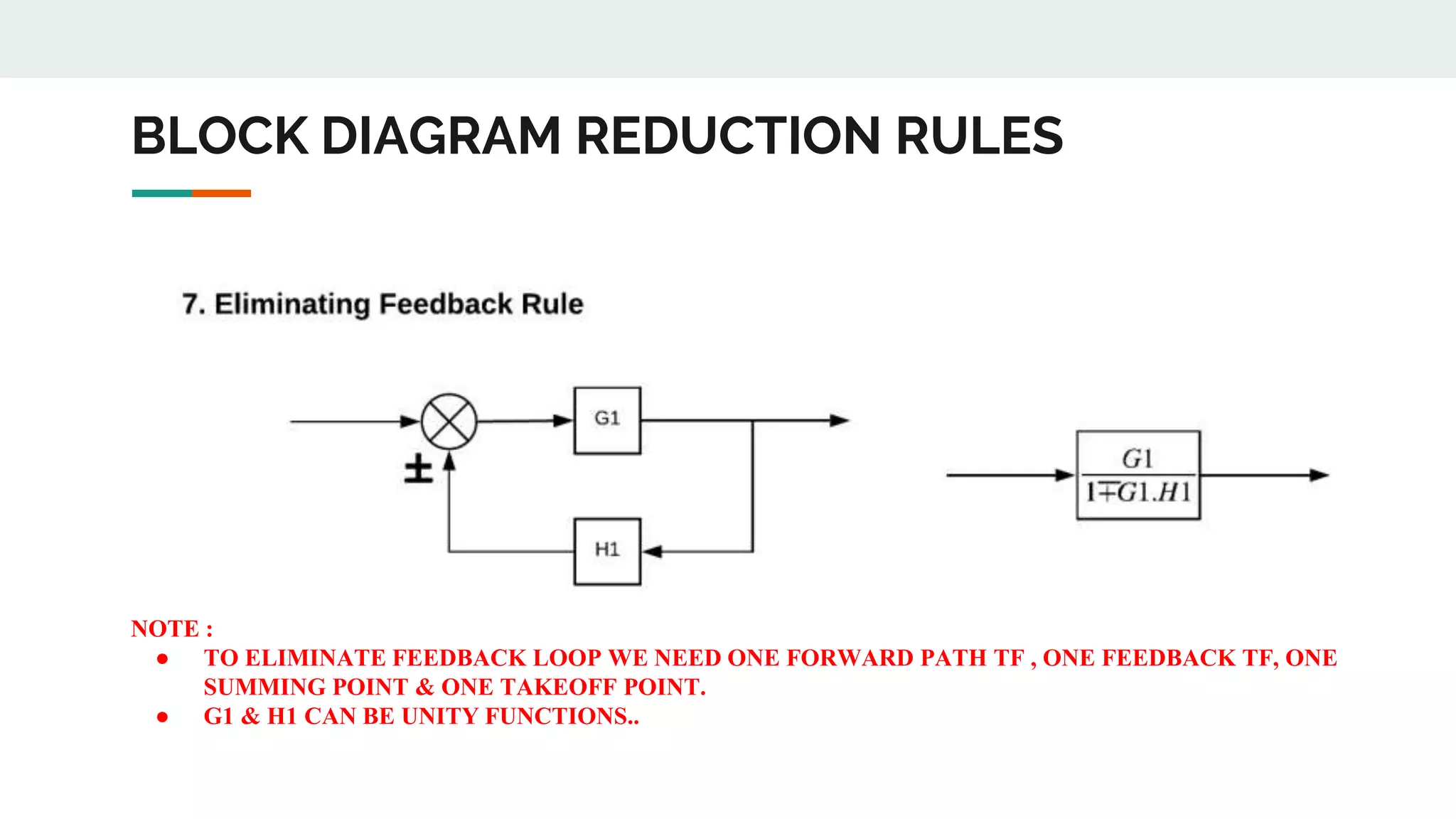Block diagram reduction - Basics | PPTX
