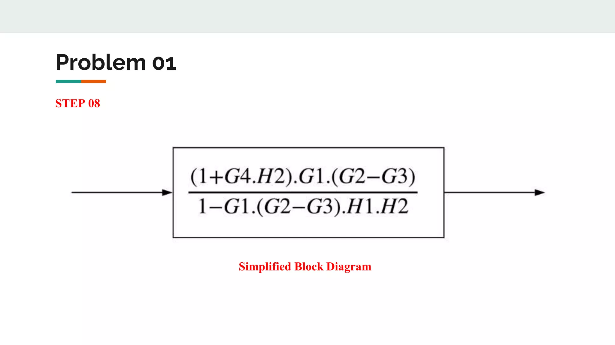 block diagram reduction solved problems | PPTX