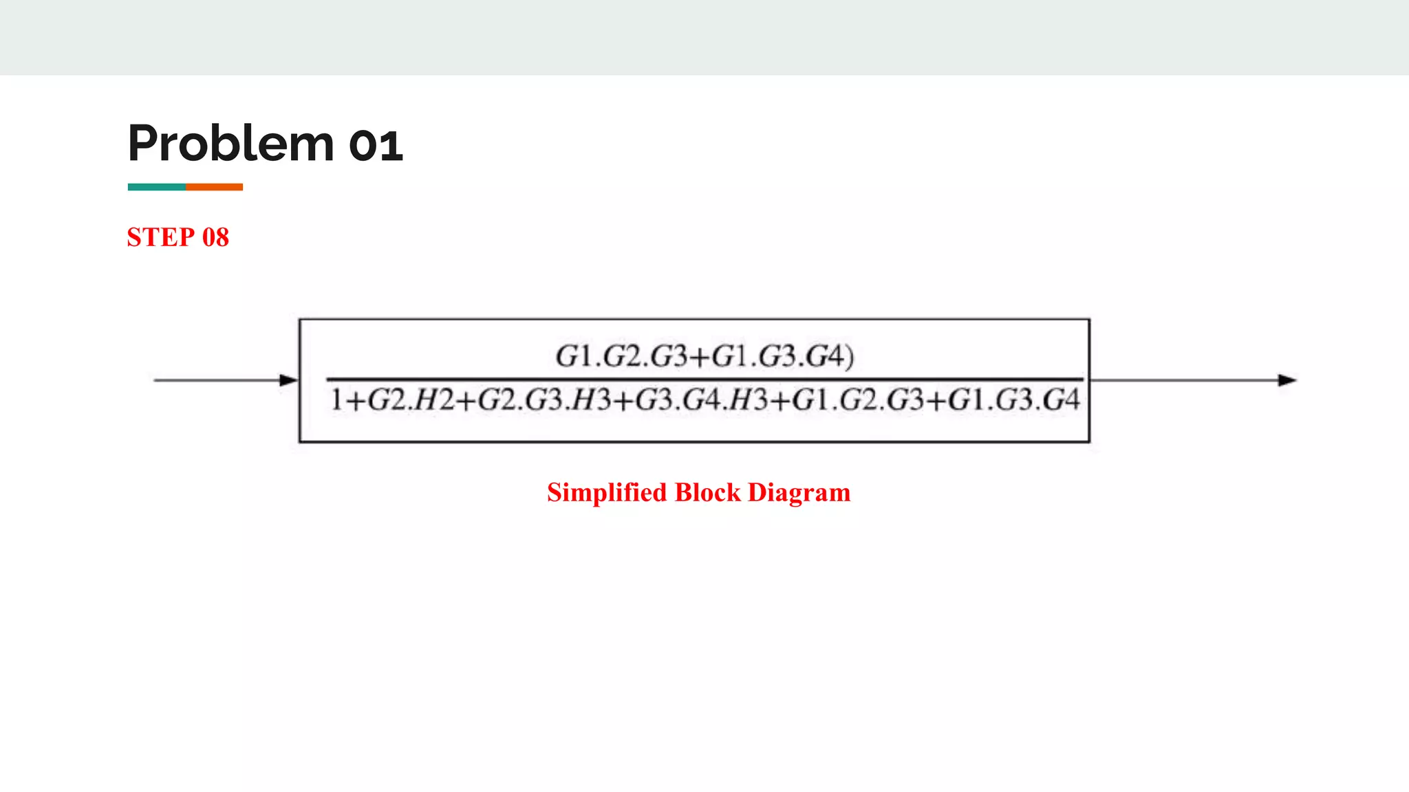block diagram reduction solved problems | PPTX