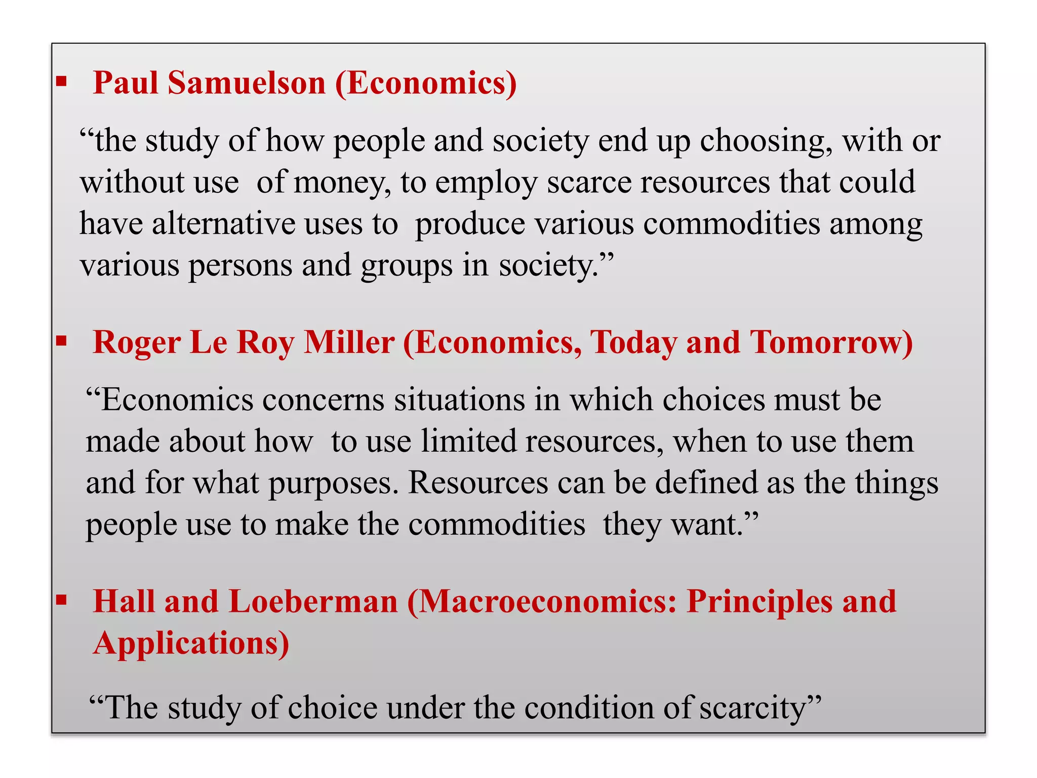 Fundamentals of Microeconomics | PPTX