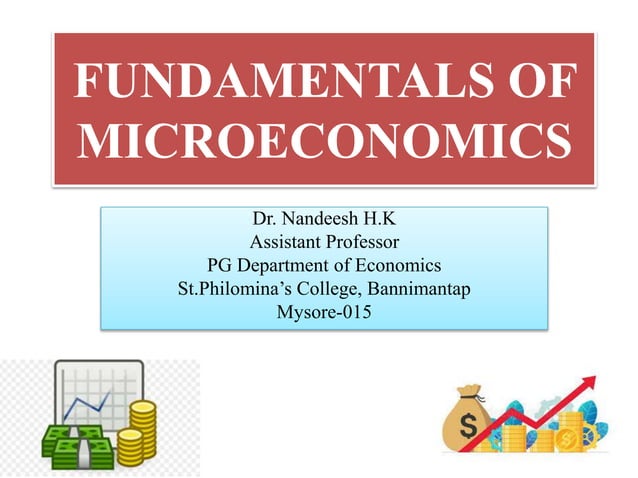Fundamentals of Microeconomics | PPTX | Economy | Business and Finance